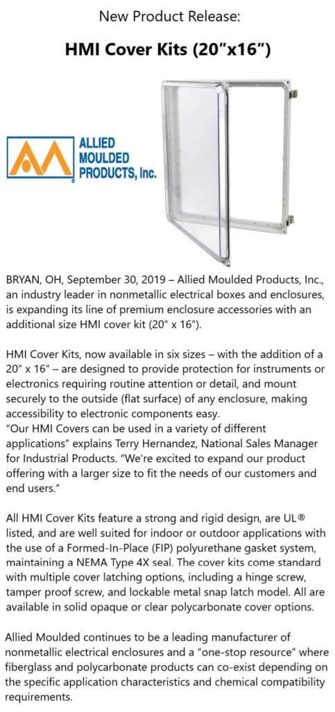 Allied Moulded adds to HMI Window sizes – Hartland Southwest